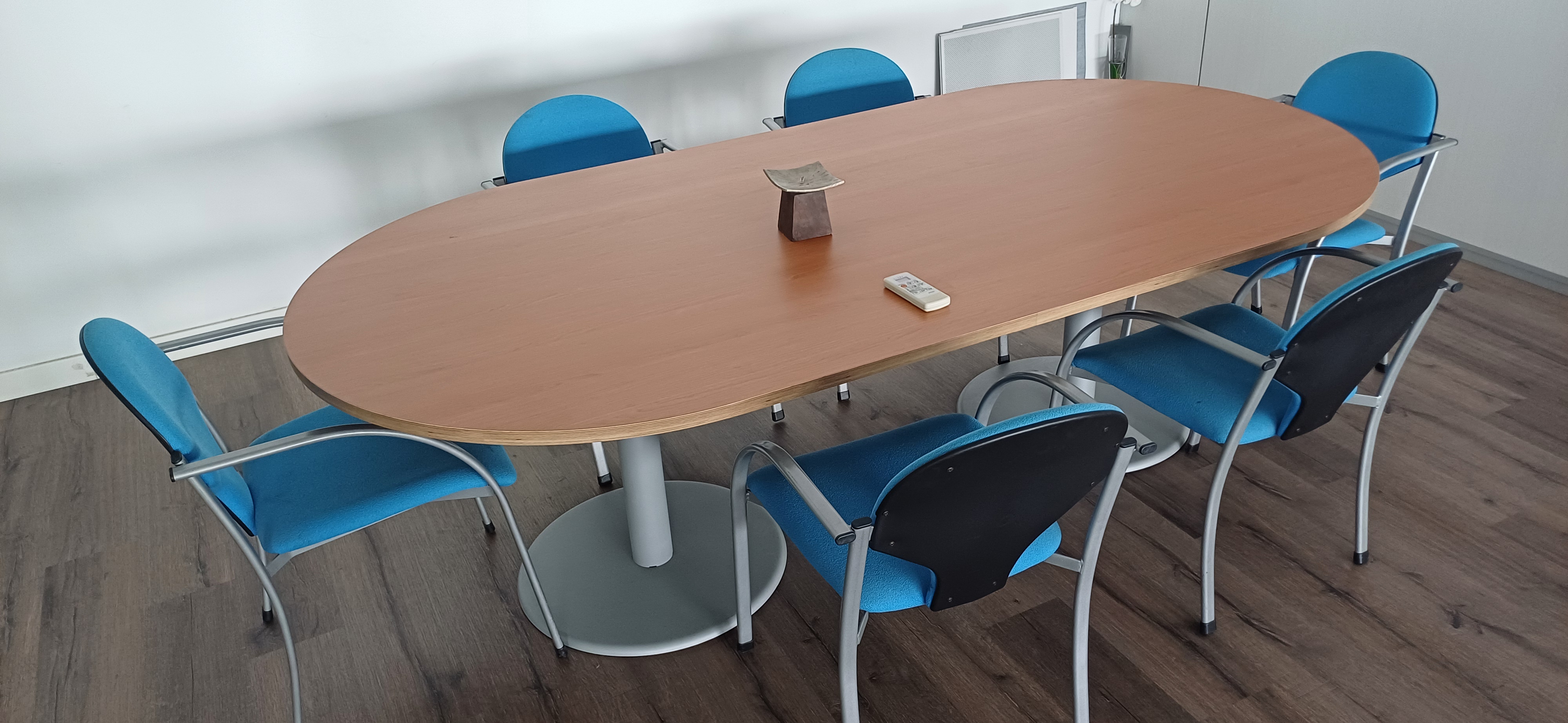 One Meeting Room Table with 6 Chairs - IAG Auction